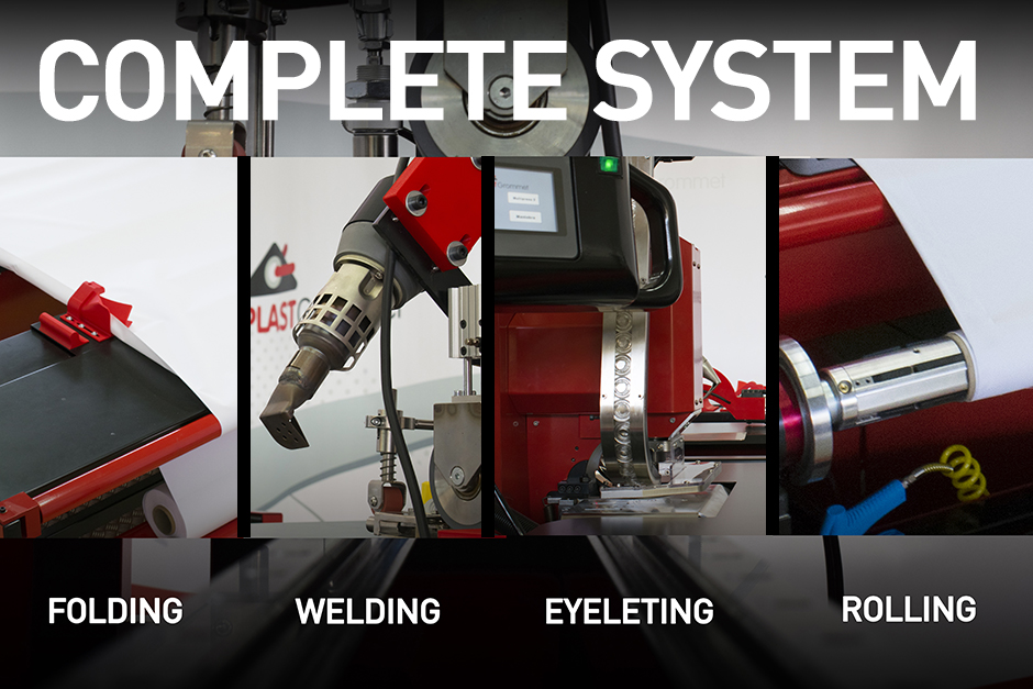 All in one Roll2Roll - Welding & Grommeting